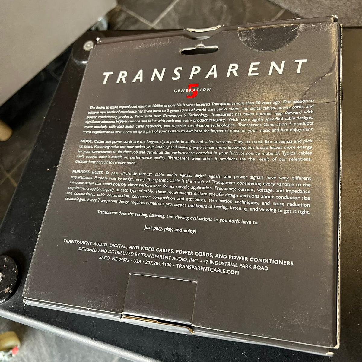 Transparent Generation 5 Plus Phono Interconnect